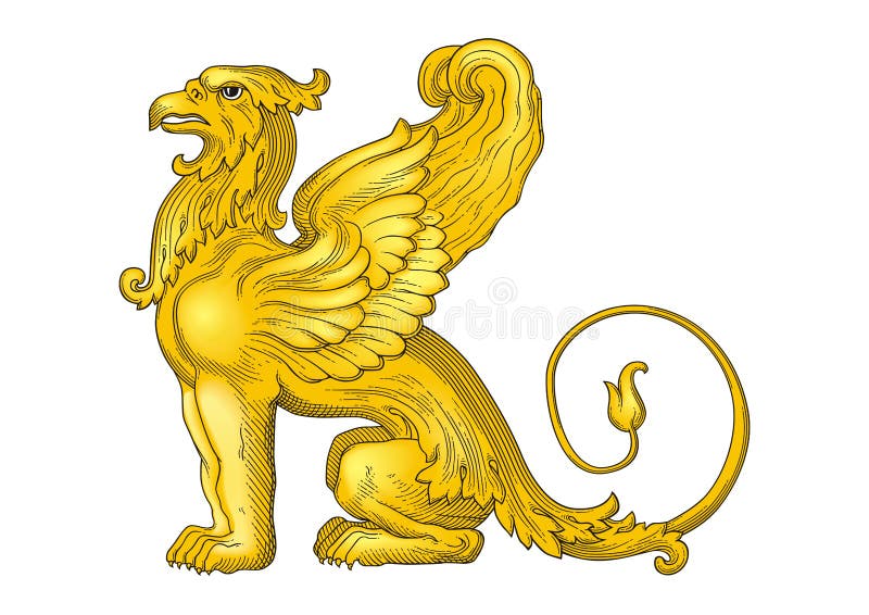 Golden Griffin Stock Illustrations – 156 Golden Griffin Stock ...