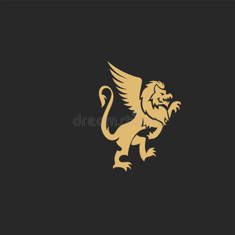 Golden Griffin Stock Illustrations – 156 Golden Griffin Stock ...