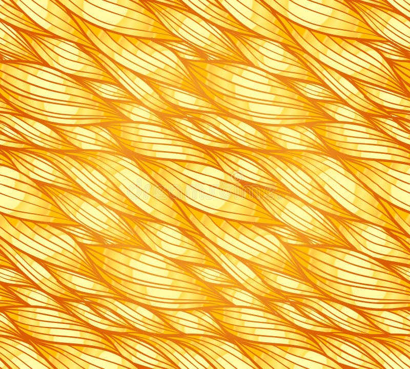 Golden Hair Seamless Pattern Stock Photo - Image of elite, abstract ...