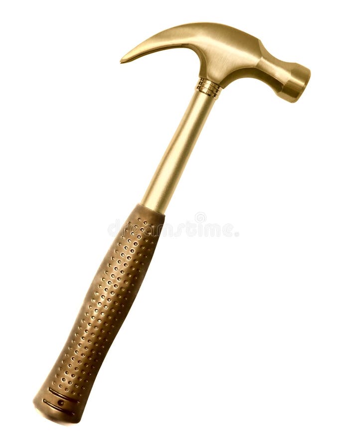 Golden hammer stock image. Image of hammerhead, closeup - 2738421