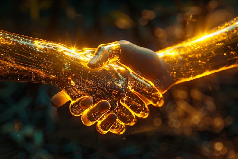 Golden Handshake Stock Illustrations – 526 Golden Handshake Stock ...