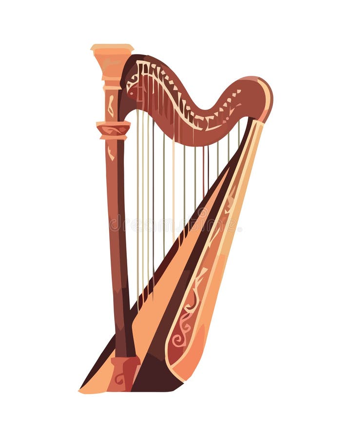 Golden Harp Stock Illustrations – 706 Golden Harp Stock Illustrations ...