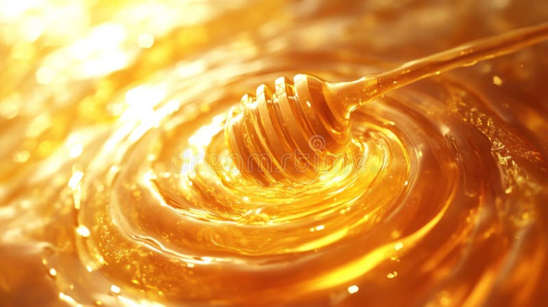 Golden Honey Dripping Texture Background Stock Illustration ...