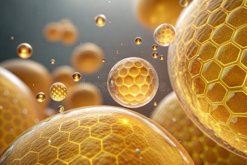 Golden Honeycomb Structures with Spherical Elements and Reflective ...