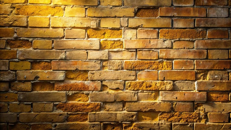 Golden Hour Brick Wall Texture Warm Light Illuminates Aged Brickwork ...
