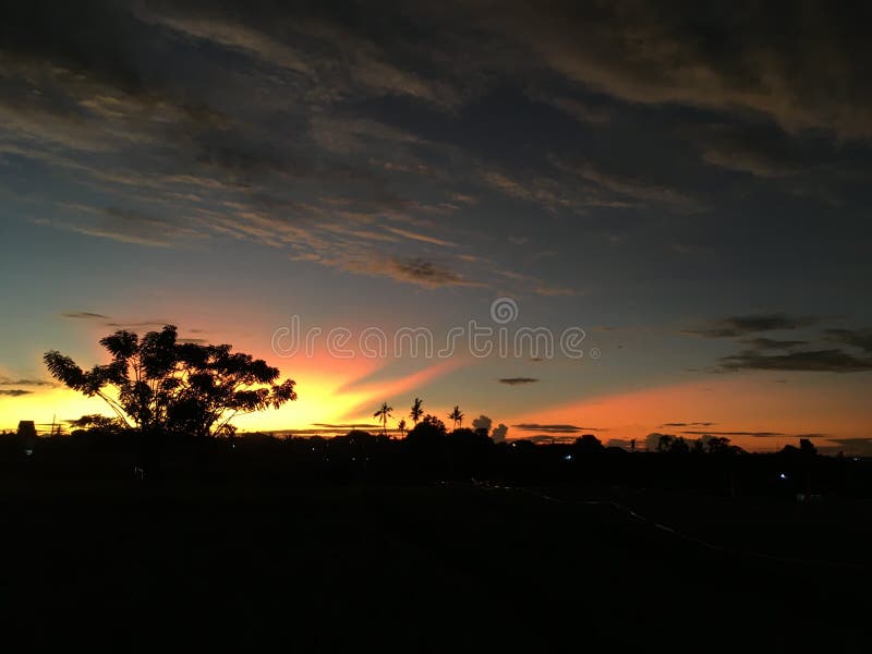 Golden hour stock photo. Image of colorful, bali, hour - 246558214