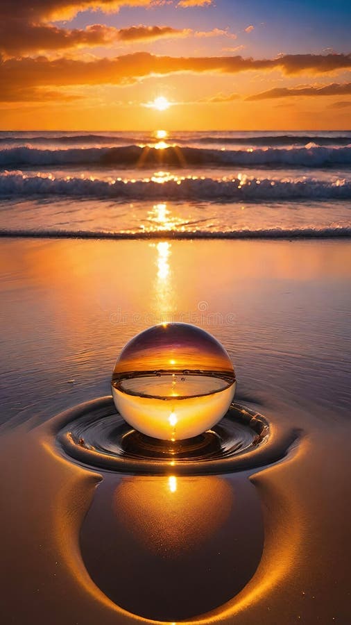 Golden Hour Magic.a Mesmerizing Moment Captured at Sunset Stock ... Golden Hour Magic.a Mesmerizing Moment Captured at Sunset Stock ...
