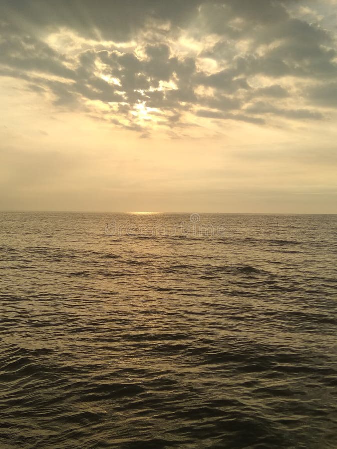 Golden hour ocean stock image. Image of hour, morning - 262978289