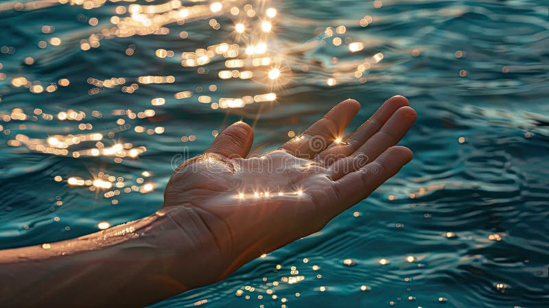 Golden Hour Reflection stock photo. Image of shimmer - 321316636