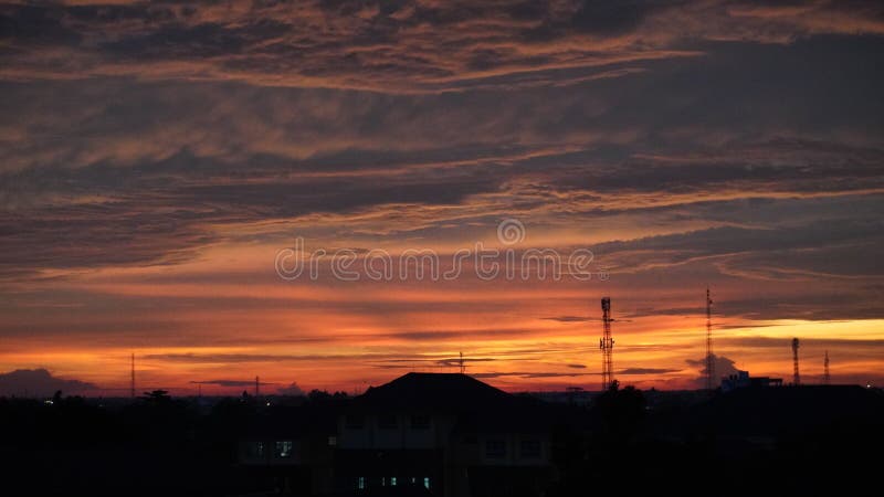 Golden hour sunset stock photo. Image of calm, seascape - 281020102