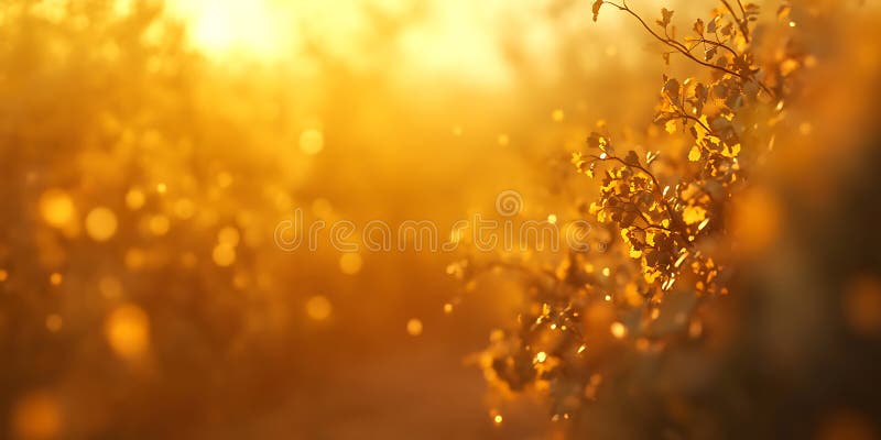 Golden Hour Sunset Nature Backgrounds Textures Stock Illustration ...