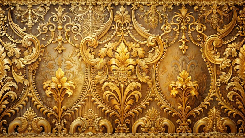 Golden Hour Tapestry: a Luxurious Renaissance Backdrop AI Generated ...