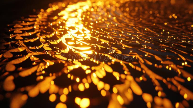 Golden Hour Texture, Rippled Surface, Abstract Background Stock ...