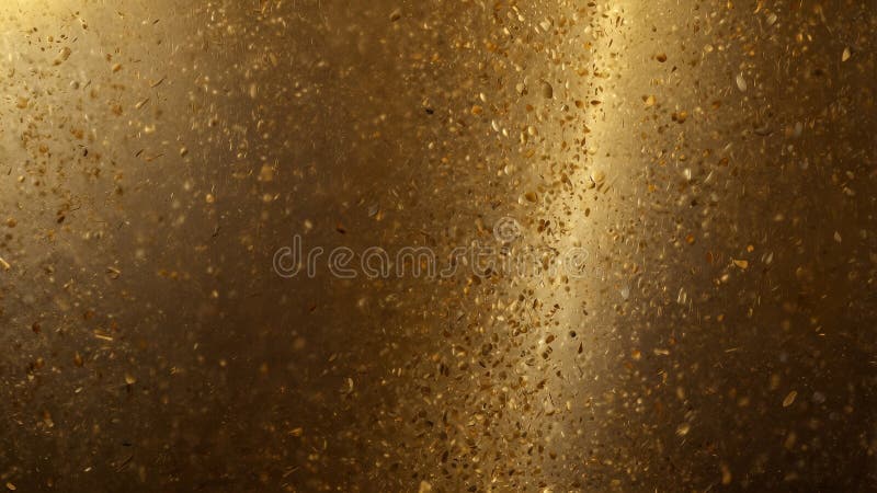 Glimmering Golden Surface with Embedded Particles Creates a Warm ...