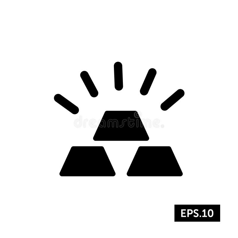 Precious Metal Gold Pictogram Stock Illustrations – 569 Precious Metal ...