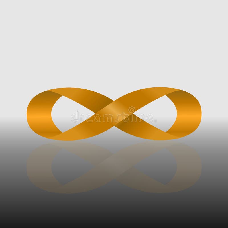 Infinity symbol stock illustration. Illustration of print - 16518645