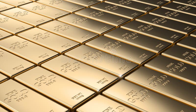 Gold ingot stock photo. Image of business, profit, rich - 35537304