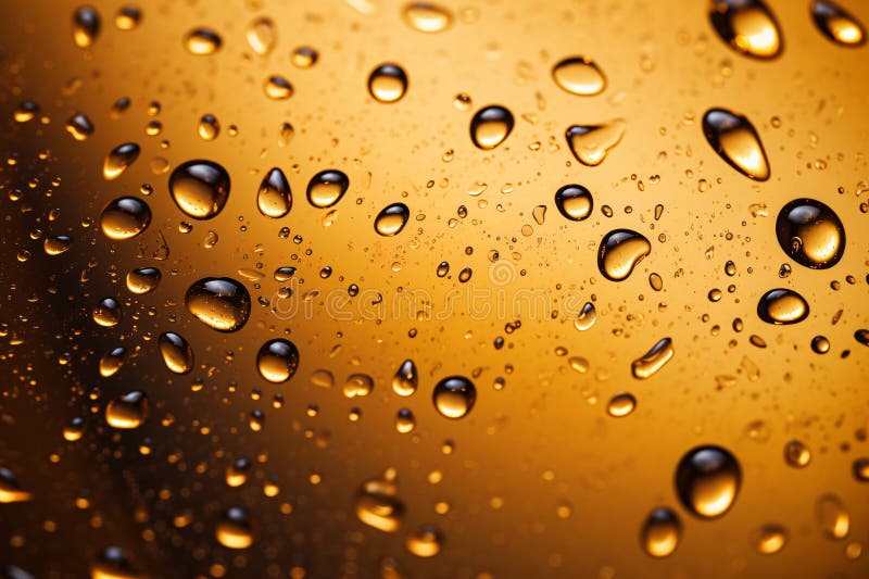 Golden Ink Drops, Abstract Fluid Art Background for Luxury and Design ...