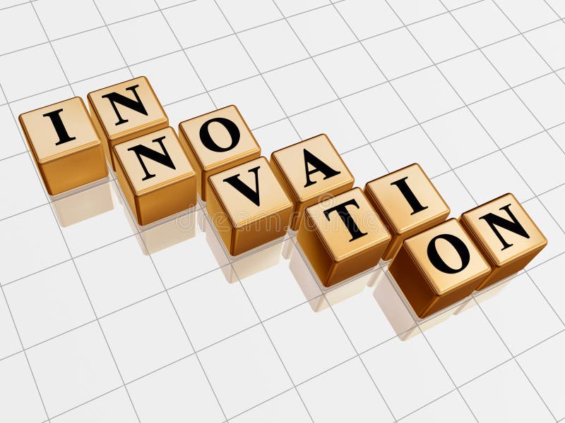 Innovation 3d cubes stock illustration. Illustration of rigid - 2241417