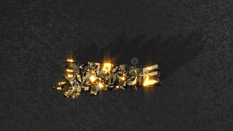 Golden Inscription Choice Falls and Breaks Stock Video - Video of ...