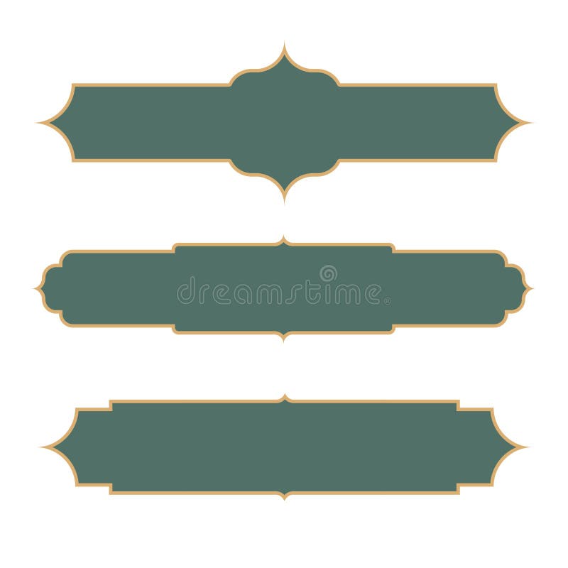 Golden Islamic Frame Border Stock Illustrations – 11,491 Golden Islamic ...