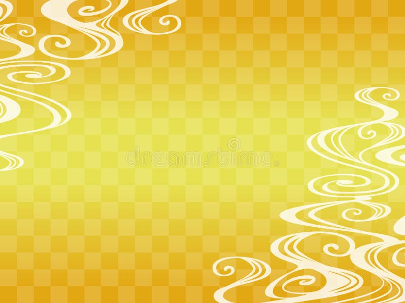 Golden Japanese Pattern Background Image Stock Vector - Illustration of ...