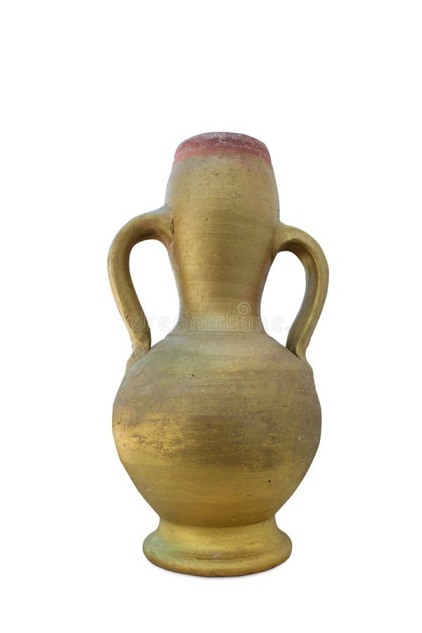 Golden Jar stock photo. Image of vintage, ceramic, tunis - 32409092