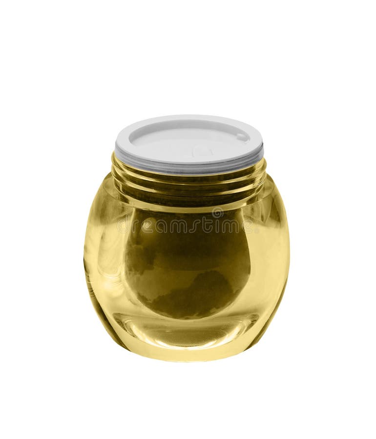 Golden jar isolated stock image. Image of ornate, bronze - 65599009