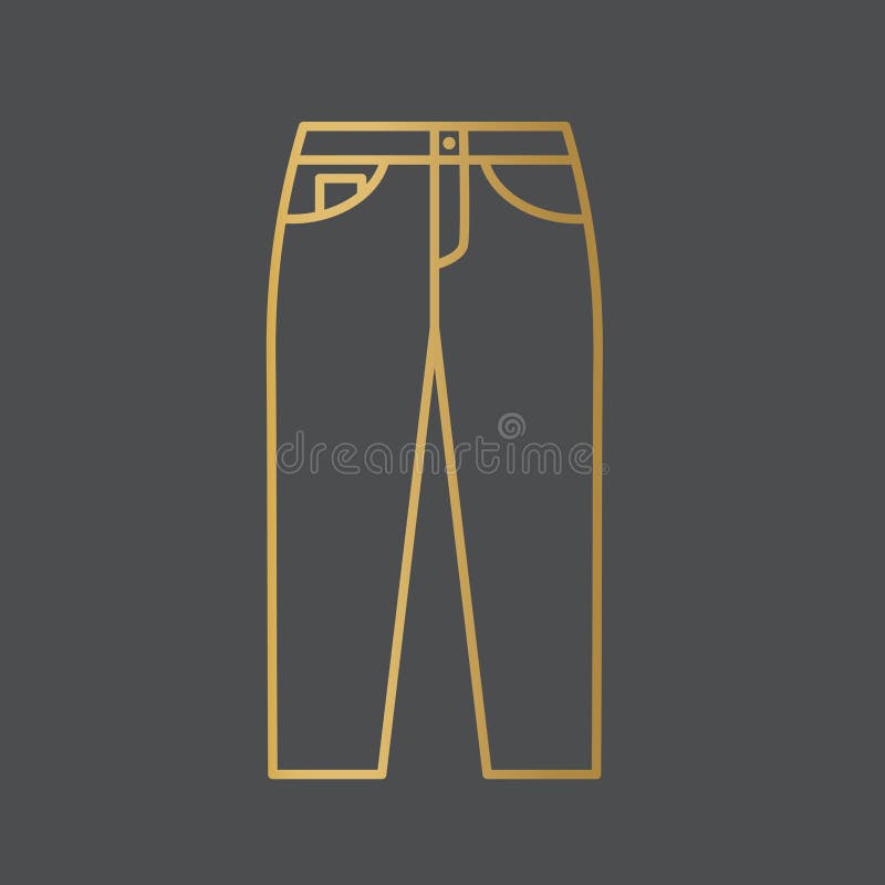 Golden Pants Boxer Shorts Icon Stock Vector - Illustration of boxing ...