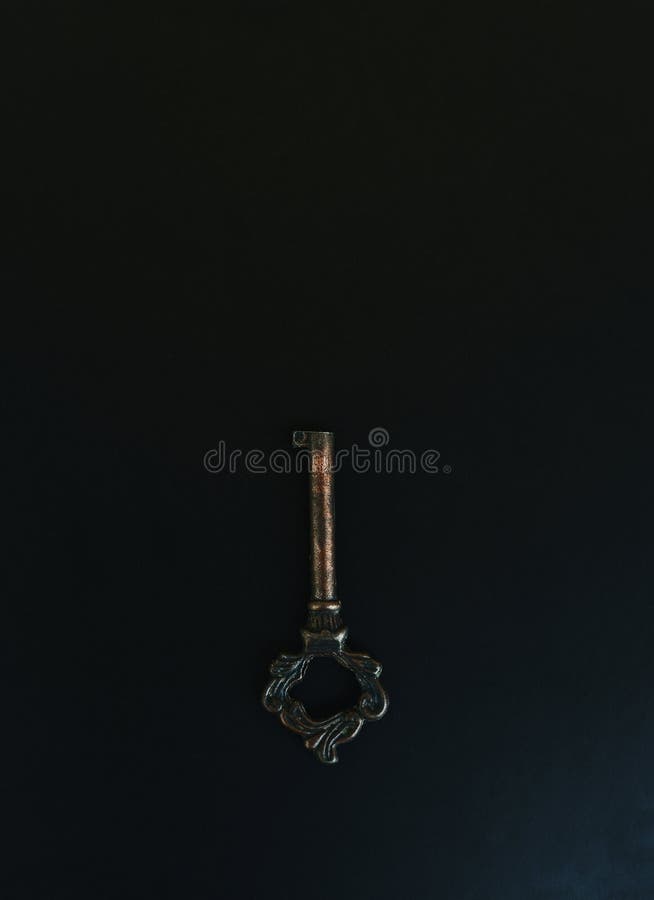 Golden Key on Black Background, Success Key Concept Stock Photo - Image ...