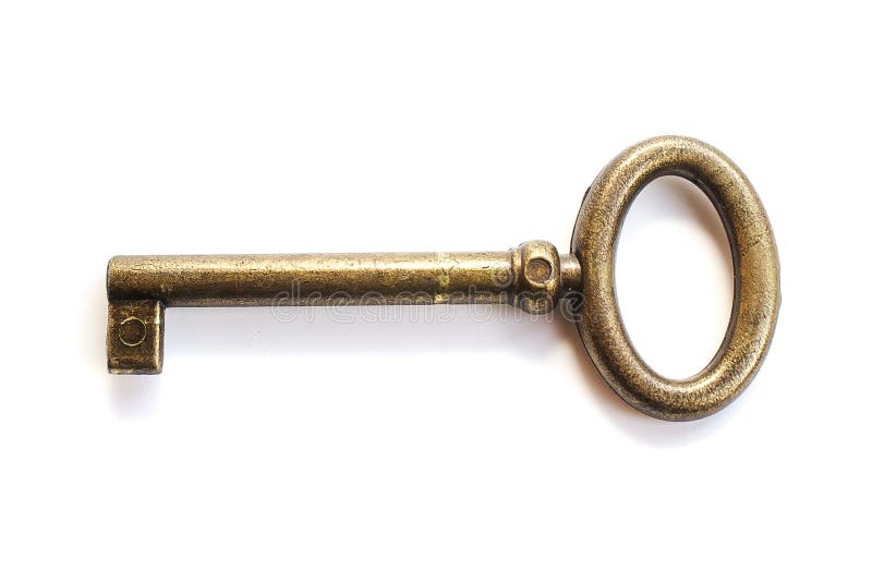 Golden key stock photo. Image of protection, rusty, enlightenment ...