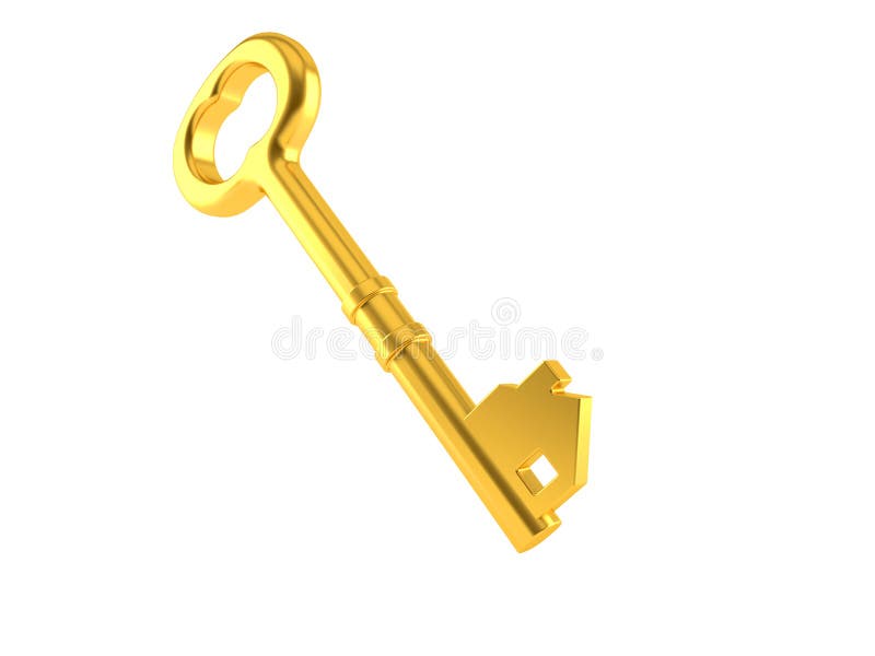 Golden key stock illustration. Illustration of access - 97550179
