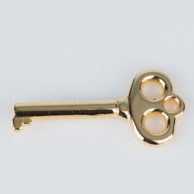 Golden key stock photo. Image of metal, object, golden - 45303992