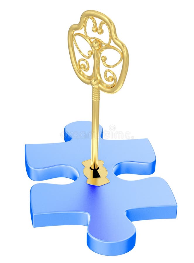 Golden Key Puzzle Stock Illustrations – 274 Golden Key Puzzle Stock ...
