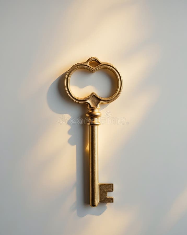 Golden Key To Success Symbolizing Security and Unlocking Opportunities ...