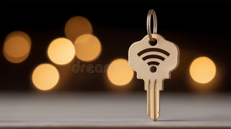 Golden Key Unlocks Wireless Connectivity Access Digital Security ...