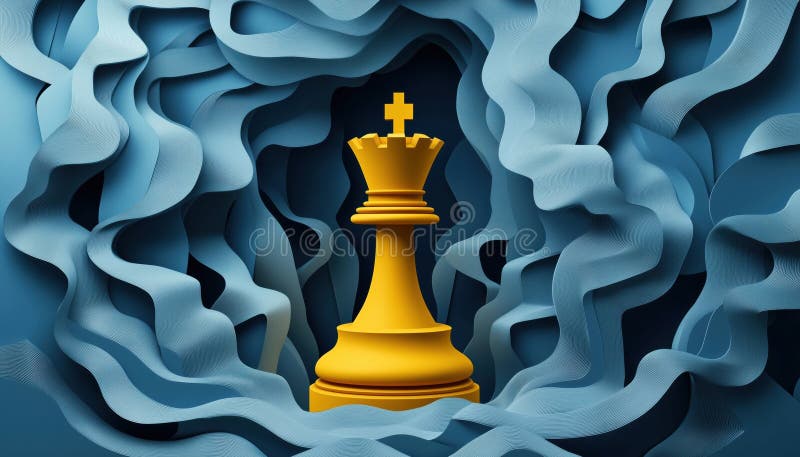 Golden King Chess stock photo. Image of risk, planning - 350959146