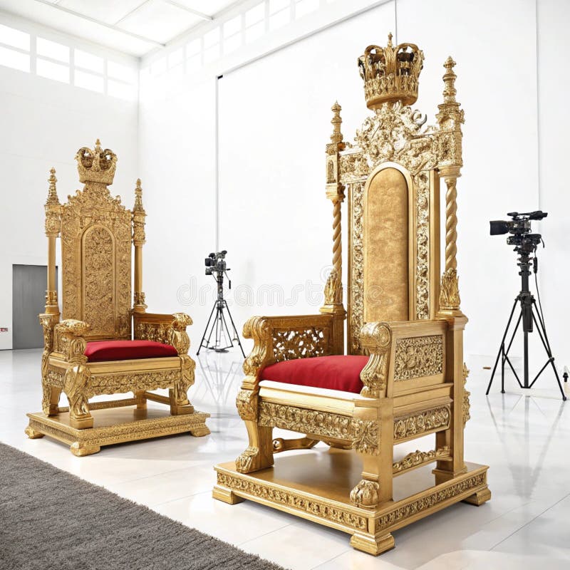 Golden king crown icon stock vector. Illustration of authority - 299621919