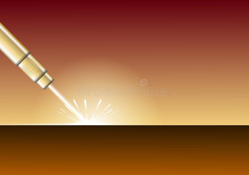 Golden Laser Abstract Background Stock Illustration - Illustration of ...