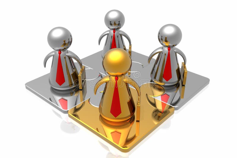 Golden Leader Of Team Picture. Image: 8138103