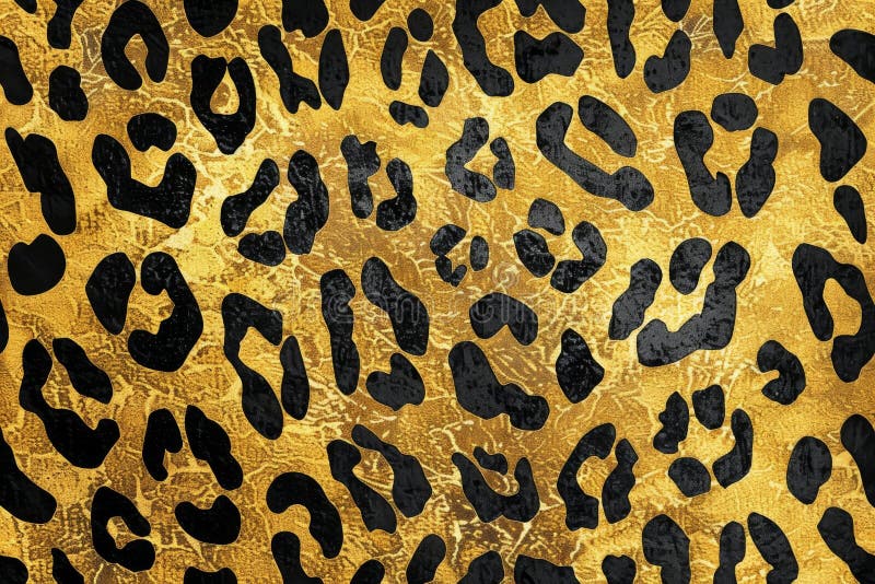Leopard Print Pattern stock illustration. Illustration of animal ...