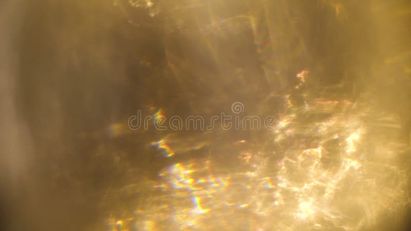 Golden Light Abstract Effects for Overlay Purpose Stock Video - Video ...