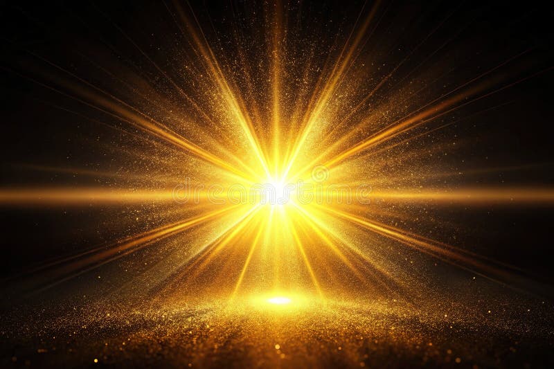 Golden Beam Radiates Stock Illustrations – 199 Golden Beam Radiates ...
