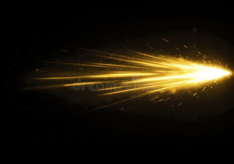 Golden Light Burst Explosion Abstract Background Design Element Stock ...