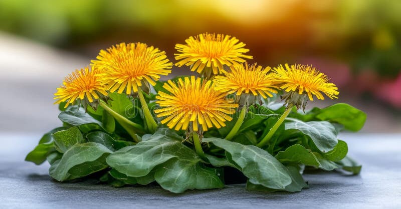 In the Golden Light of Day, Daisies Bloom in a Meadow with a Bee Stock ...