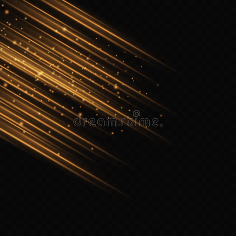 Golden Neon Line Light Effect Vector Laser Stock Illustrations – 728 ...