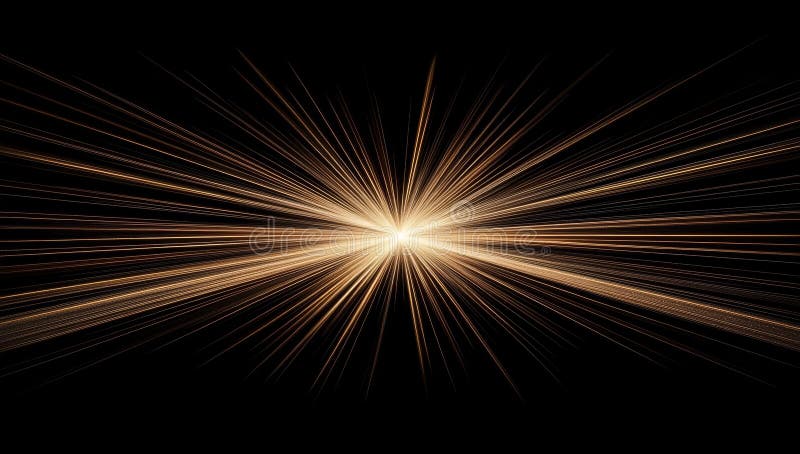 Golden Light Exploded into the Cosmic Space, Bringing with it Immense ...