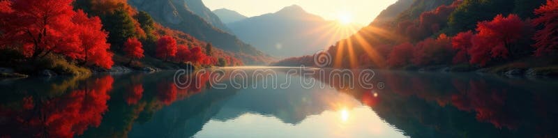 Golden Light Illuminates Maroon Bells Reflected in Tranquil Lake ...