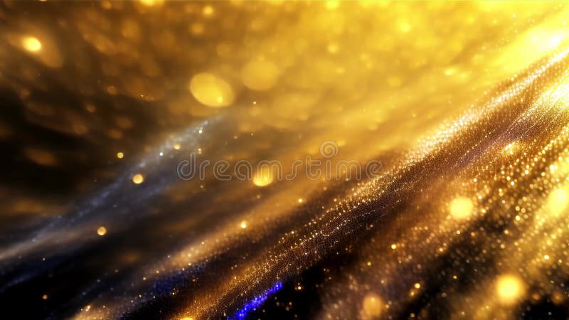Golden Light Particles stock video. Video of bright - 303560535
