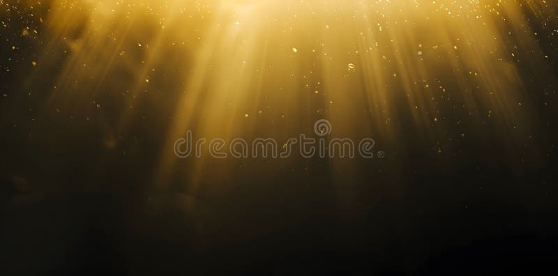 Golden Light Rays Abstract Background Stock Illustration - Illustration ...